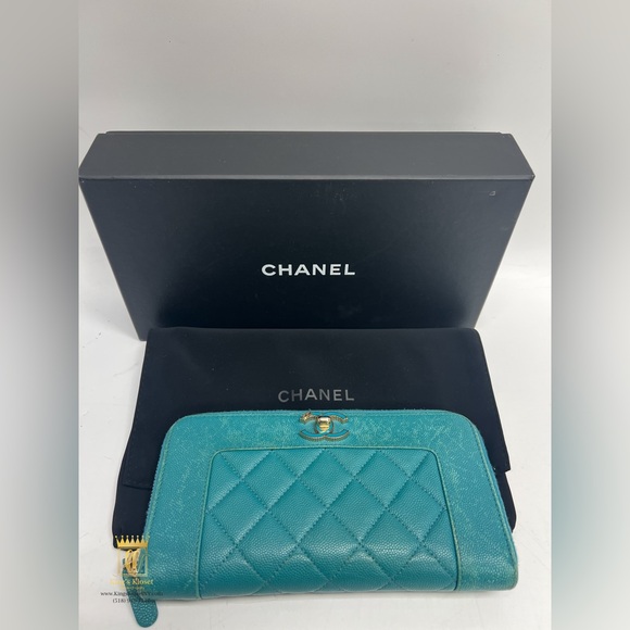 CHANEL | Bags | Chanel Zip Around Long Wallet | Poshmark